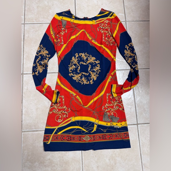 JB by Julie Brown | Dresses | Jb By Julie Brown Vibrant Red And Blue ...